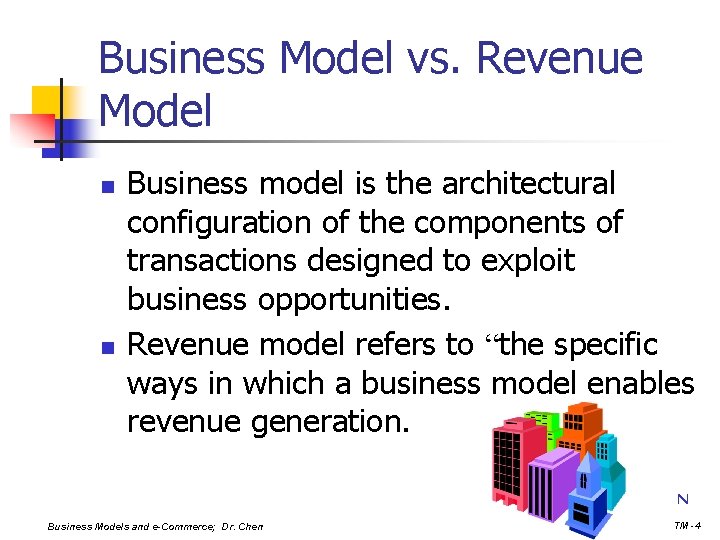 Business Models and eCommerce Jason C H Chen