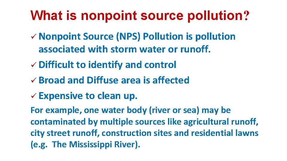 Water Pollution Dr Sireen Alkhaldi Community Medicine Water