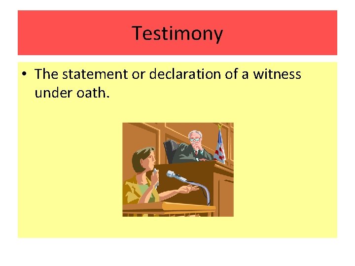 Important Legal Vocabulary for Twelve Angry Men Counsel