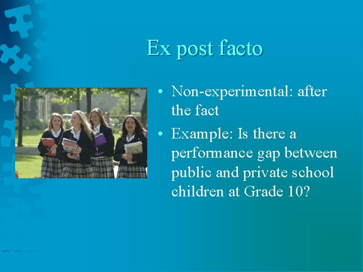 Quantitative research design II Chong Ho Alex Yu