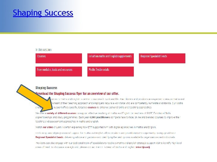 CPD for Maths and English Practitioners Bob Read