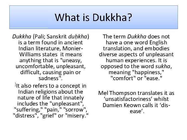 Think Pair Share Buddha said our existence is