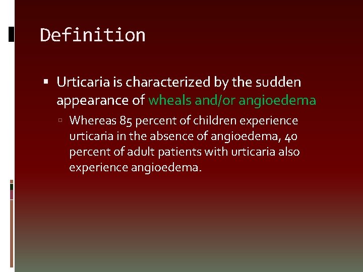 outline Introduction Definition Pathogenesis Classification type ...