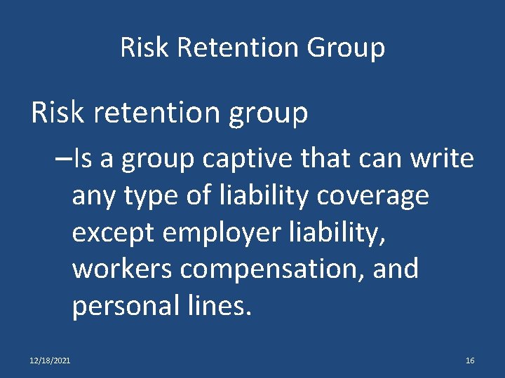 12182021 1 Chapter 3 Introduction To Risk Management