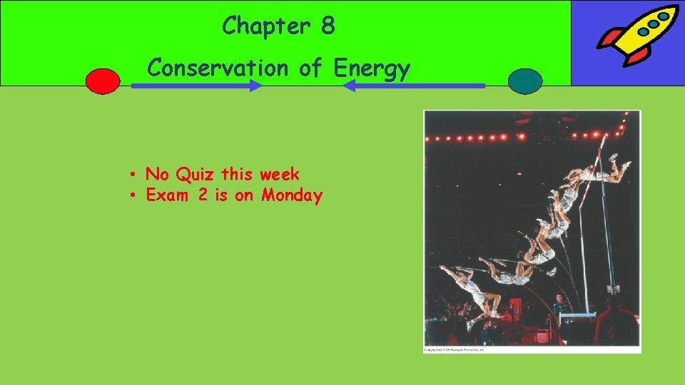 Chapter 8 Conservation of Energy No Quiz this