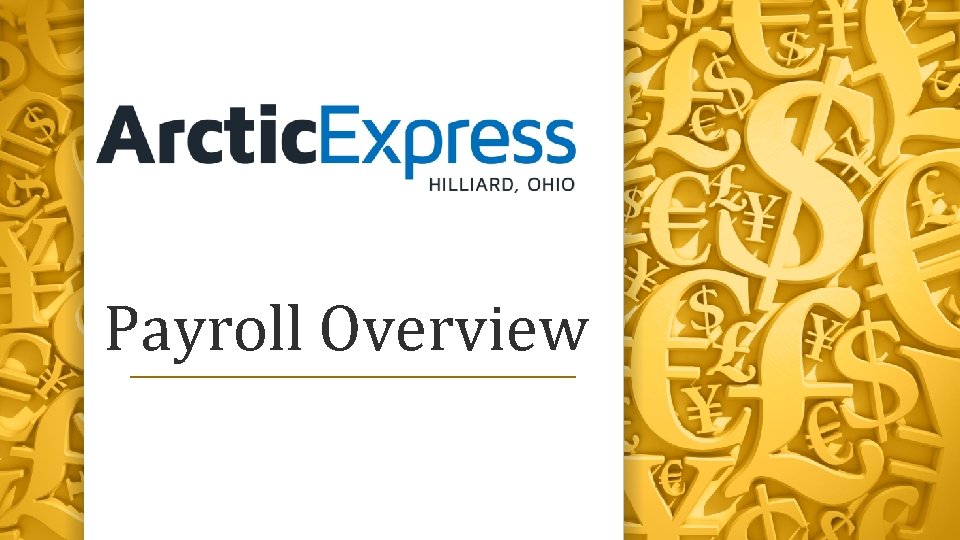 Payroll Overview Process Systems and Challenges Payroll is