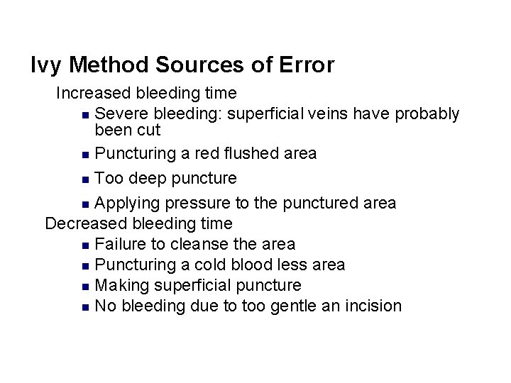 HEMOSTASIS Acknowledgements n n n n Addisa Ababa