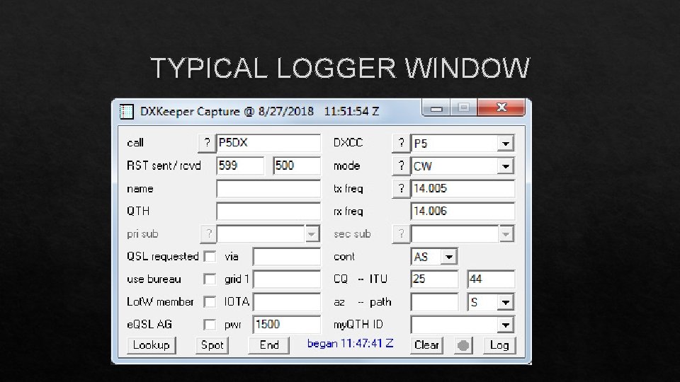 HRU 2020 Overview of Ham Radio Logging programs