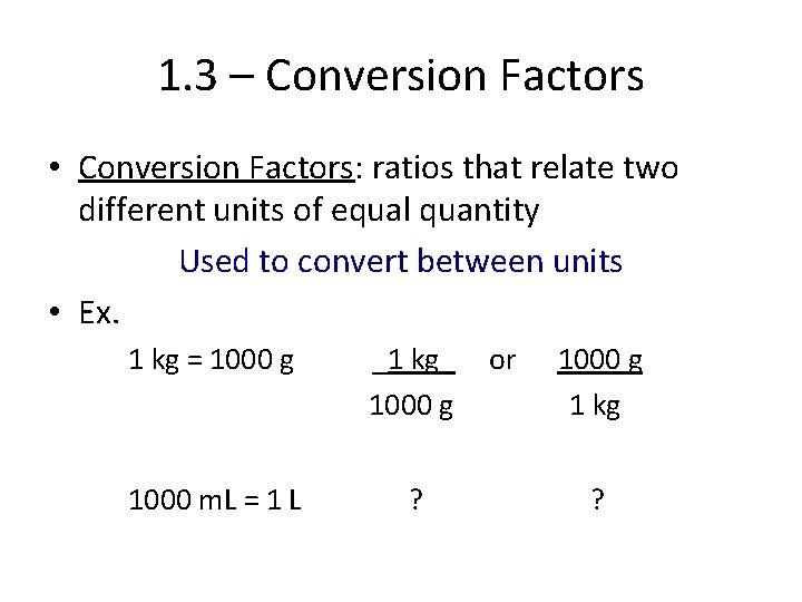 Unit 1 Introduction to Chemistry Chapter 1 2