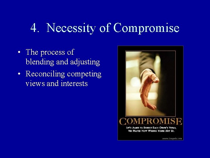 Warmup Look at the 5 basic concepts of