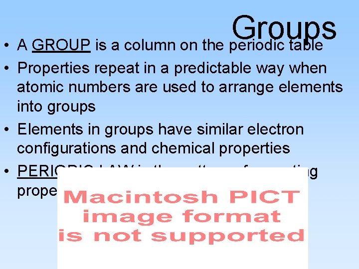 Modern Periodic Table Section 5 2 The PERIODIC