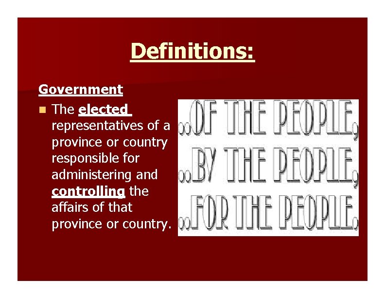 What is Civics Civics involves the study of