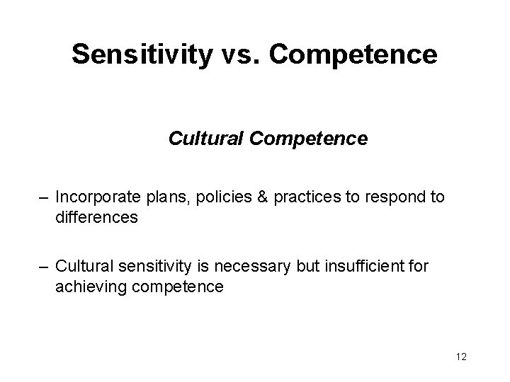 Cultural Competence Can it be Taught California Cadet