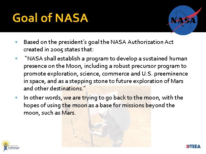 Unit 6 Lesson 1 Explanation Space Exploration Why