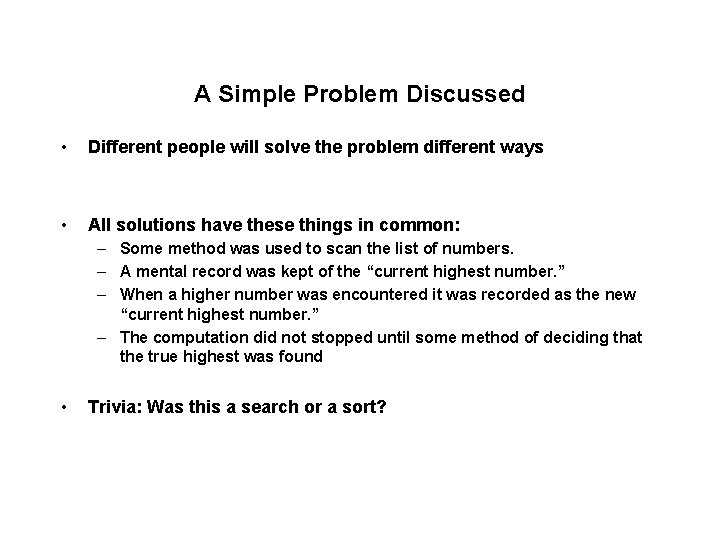 Introduction to Variables Remember that memory is a
