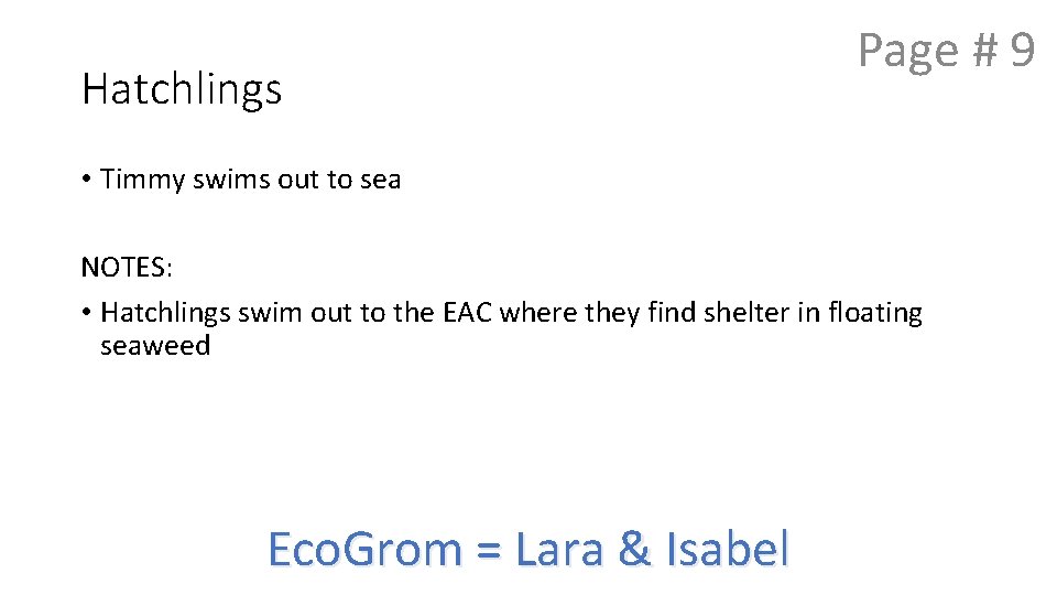 Page 1 Story Book 1 Title Page Sea