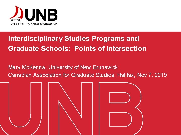 Interdisciplinary Studies Programs and Graduate Schools Points of