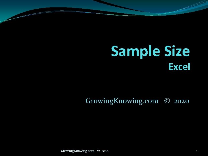 Sample Size Excel Growing Knowing com 2020 1