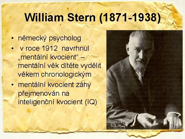 Historie psychodiagnostiky Ph Dr Petr Goldmann Katedra psychologie
