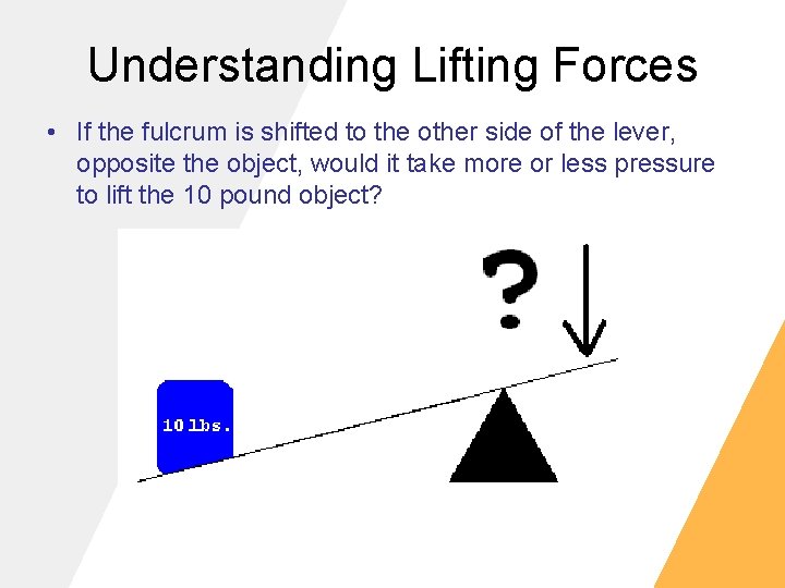 Back Injury Prevention Revision Date July 2013 Contents