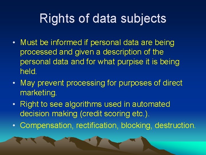 The Data Protection Act 1998 and the Freedom