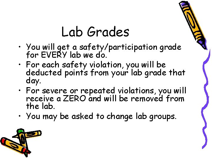 Sixth Grade Science Lab Safety Rules The scientific