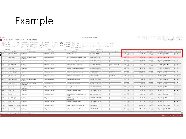 Program codes and labor distribution 1112017 M Taylor