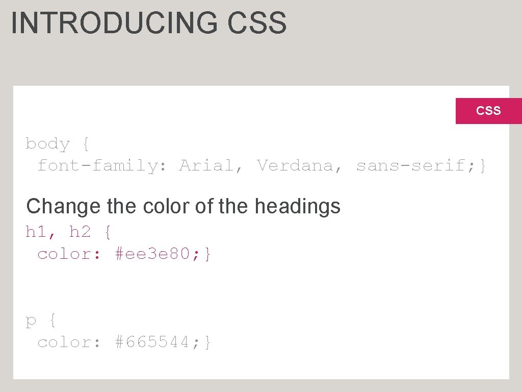 UNDERSTANDING CSS THINKING INSIDE THE BOX The Cottage