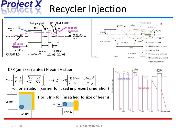RDR Injection Design Status and Alternate Injection Configuration