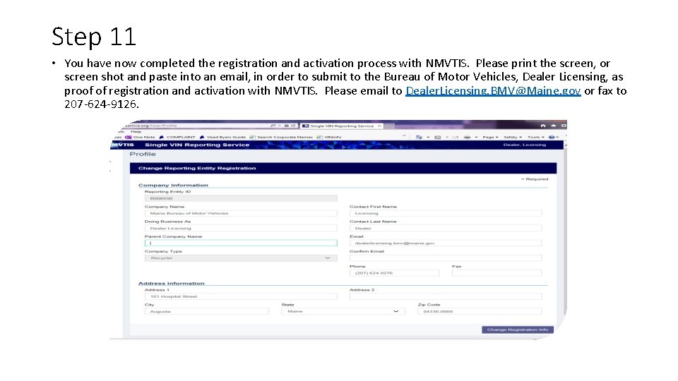 Step by step instructions to assist you in
