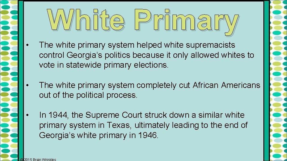 Georgias History Civil Rights 2015 Brain Wrinkles SS