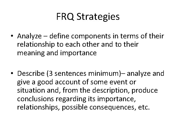 Things to remember for Friday AP Edition General