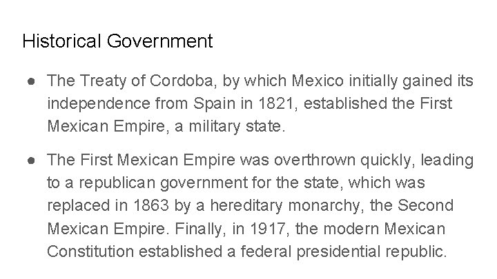 Mexico Political and Economic Change Jackson Kane History
