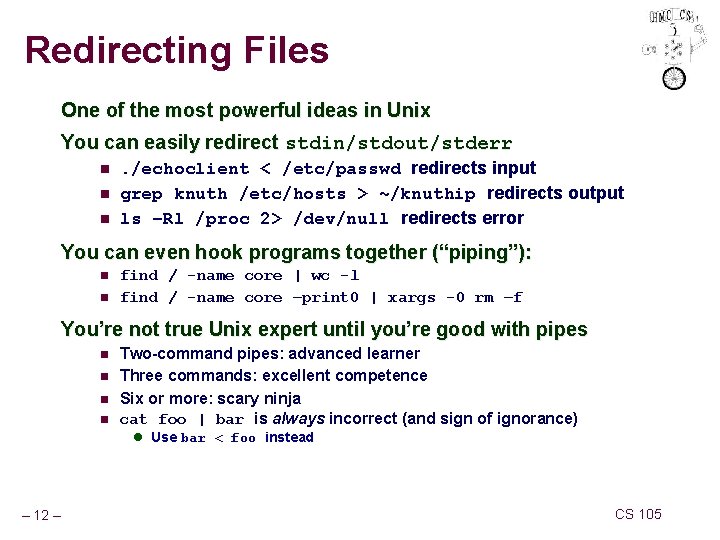 CS 105 Tour of the Black Holes of