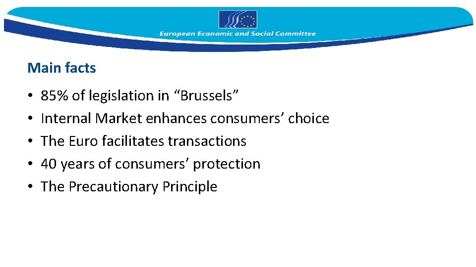 What have consumers gained because of EU EESC