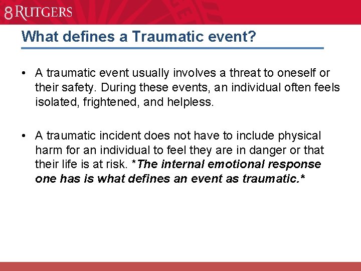 Why should a school be trauma informed Tiered