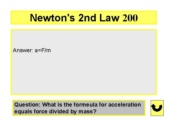 Science Jeopardy Forces Newtons 1 st Law Newtons