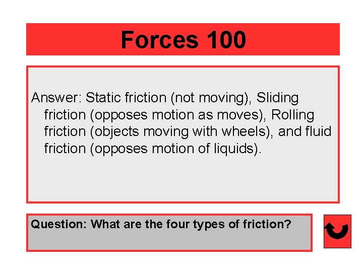 Science Jeopardy Forces Newtons 1 st Law Newtons