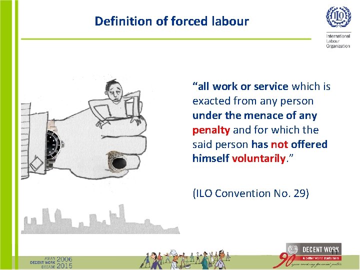 ILO Conventions Nos 29 and 105 Forced labour