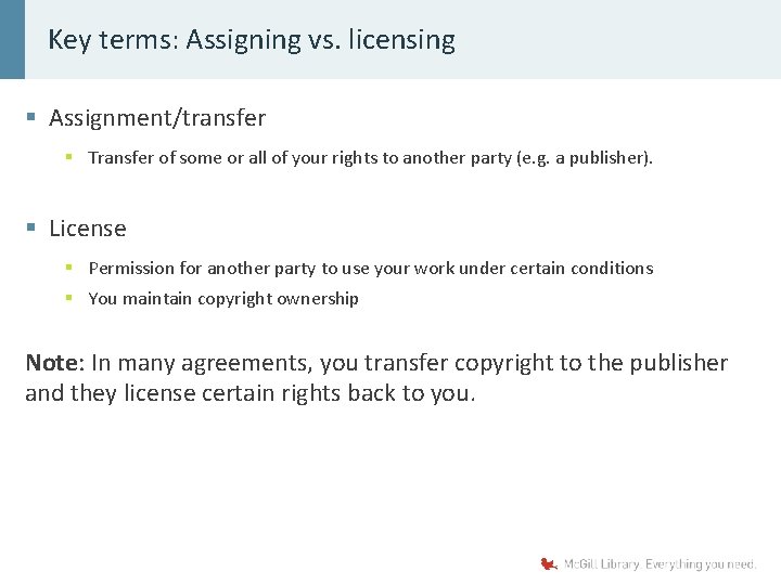 Know your rights What to consider before you