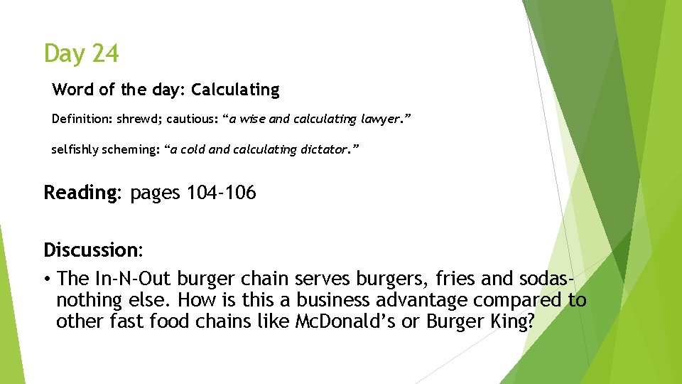 Business Communications Starter Activities Days 21 30 Day