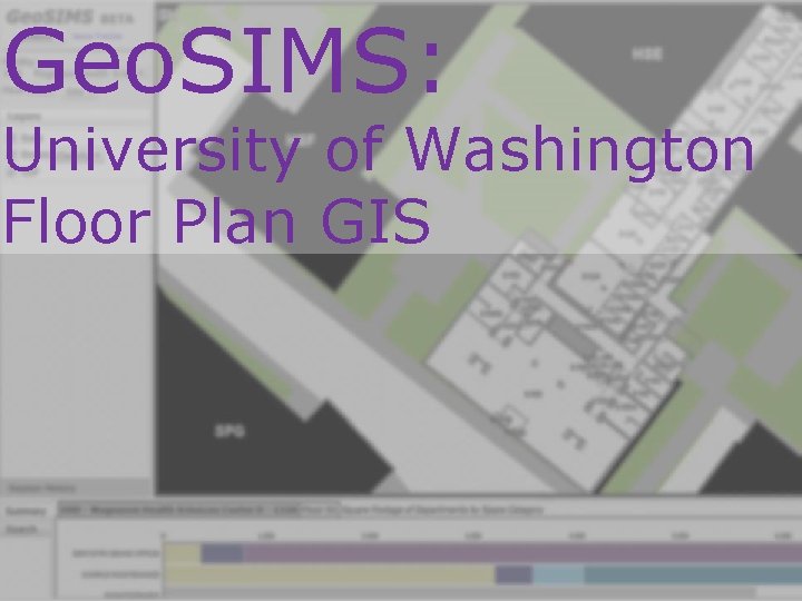 Geo SIMS University of Washington Floor Plan GIS
