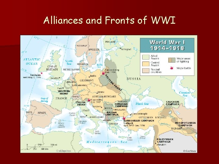 The First World War European Tensions Ignited European