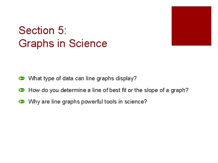 Chapter 1 Introduction to Physical Science Section 5