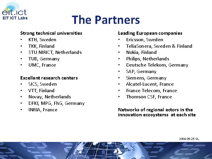 EIT ICT Labs The five star KICk towards