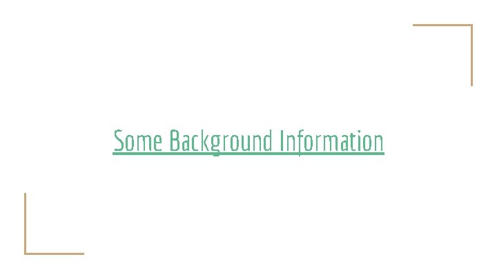 The Spanish American War Some Background Information The