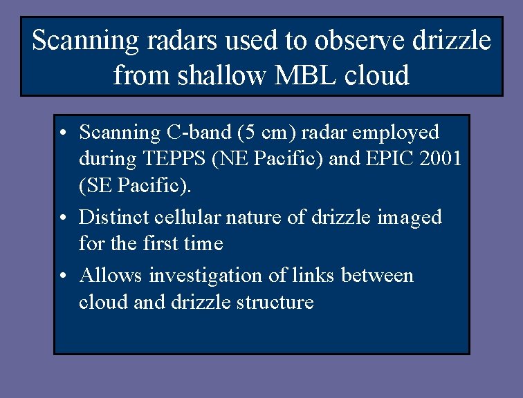 New uses of remote sensing to understand boundary