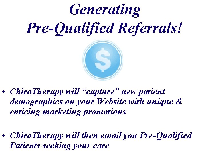 Transform Chiro Therapy com Into A Professional WebBased