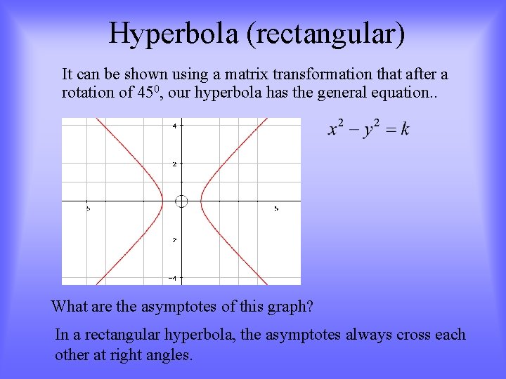 Conics Conic Sections 1 Circle A circle is