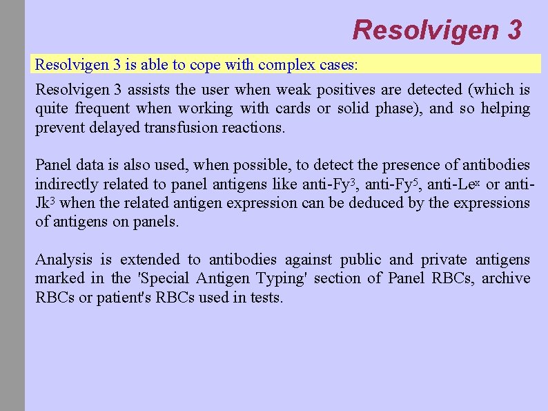 Identification of antibody mixes that give a complete